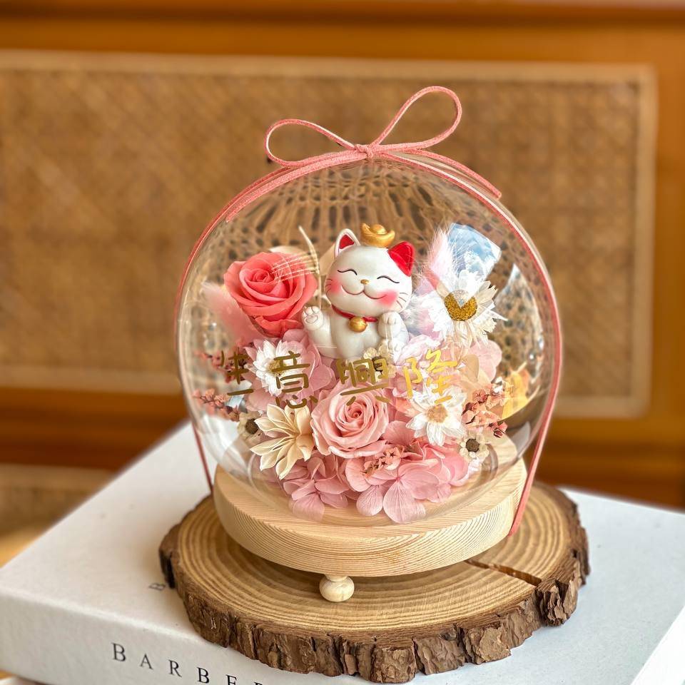 Preserved Flower Globe l Flower Delivery in PJ & KL l Twenty Degrees ...
