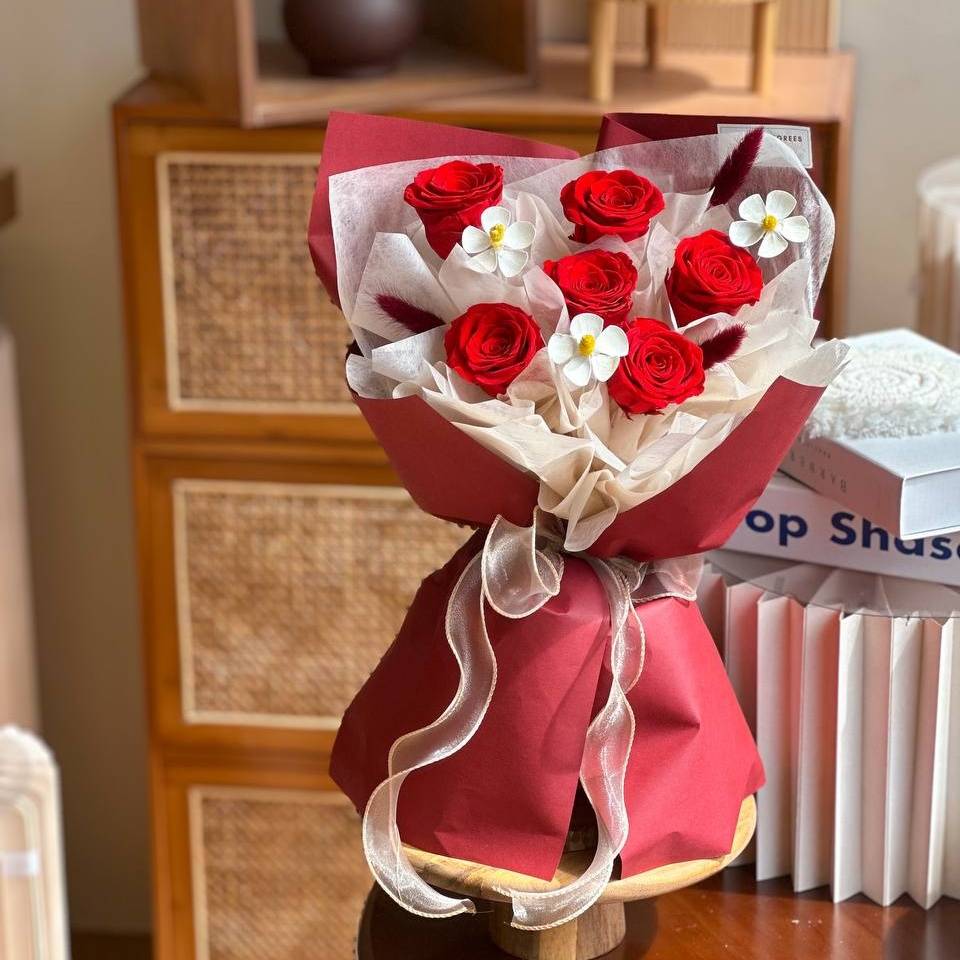 Everlasting & Preserved Flower Bouquet l Flower Delivery Kuala Lumpur