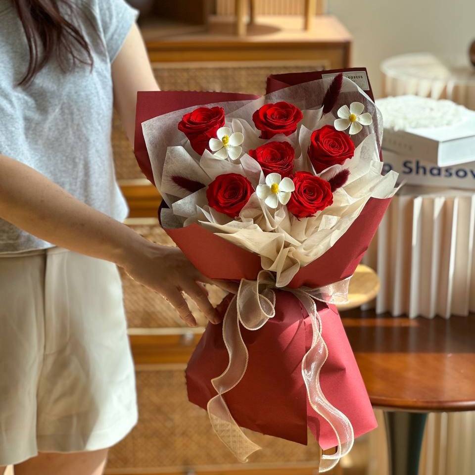 Everlasting & Preserved Flower Bouquet l Flower Delivery Kuala Lumpur
